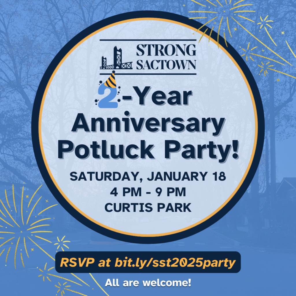 2-Year Anniversary New Year Potluck Party! – Strong SacTown